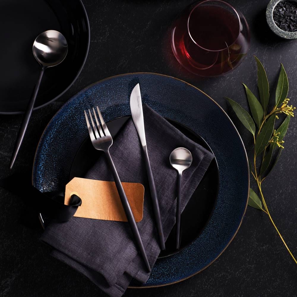 Piper Black 16 Piece Set – Stanley Rogers